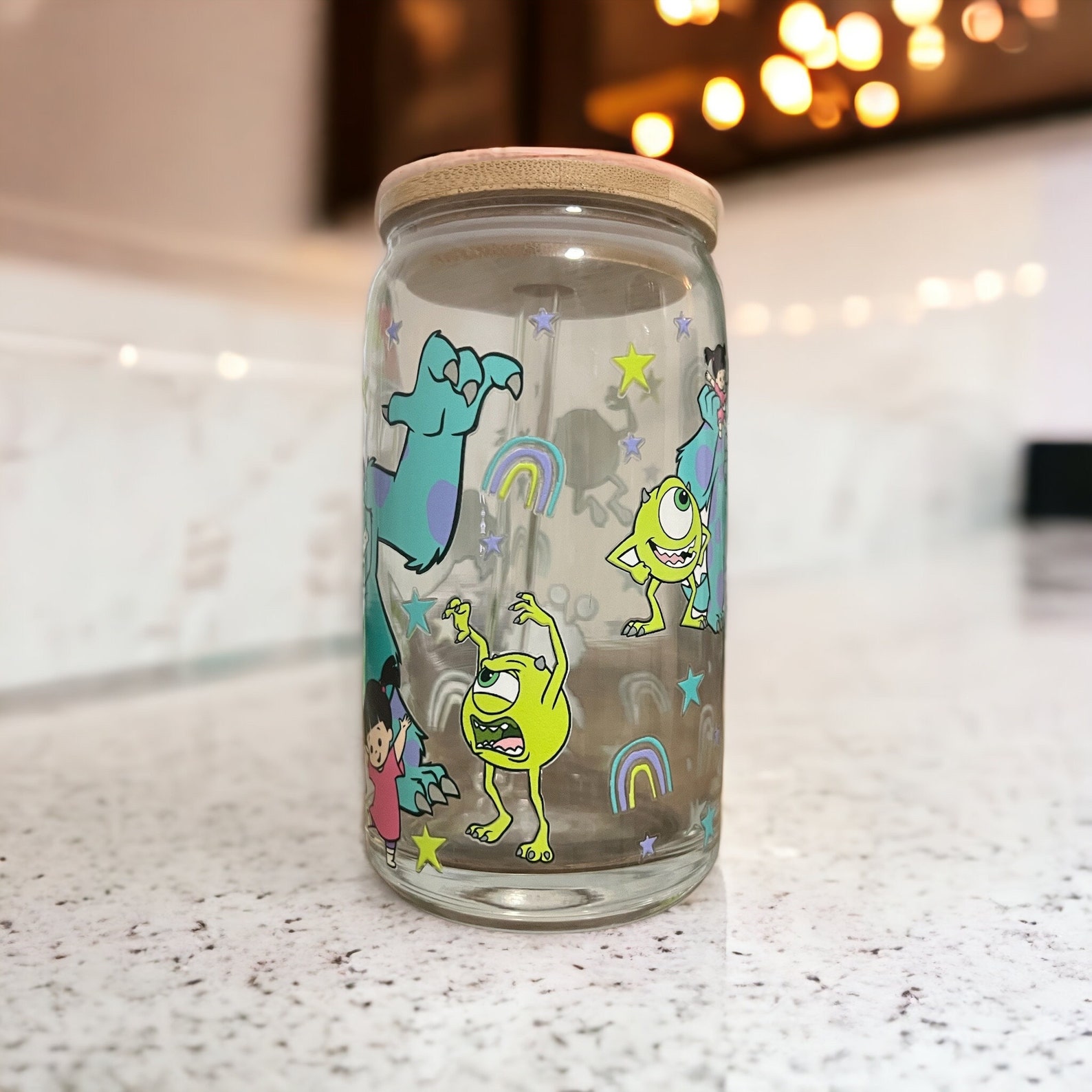Pixars Monsters, Inc. Glass Cup, Monsters, Inc. Cup, Pixars Cup ...