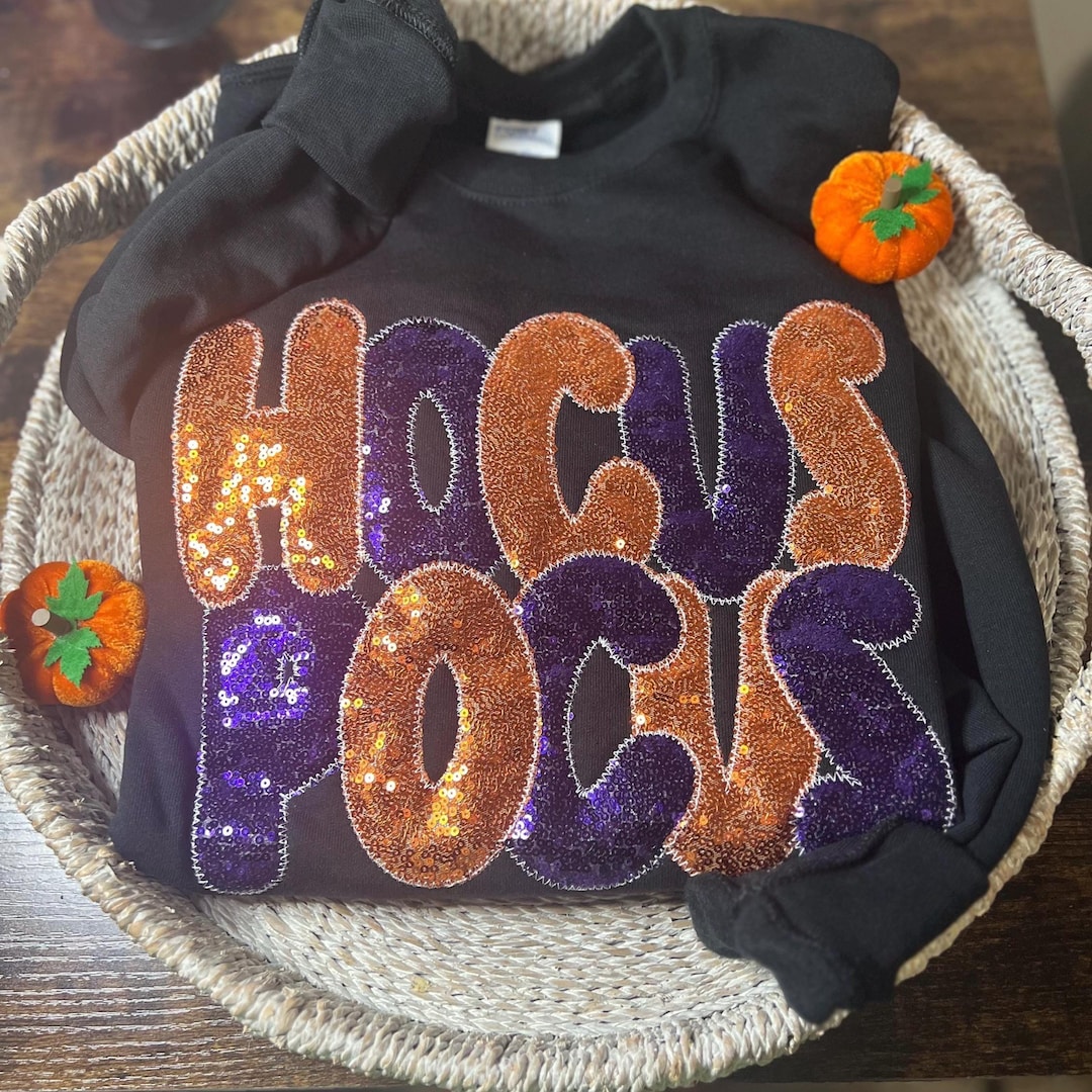 Hocus Pocus Halloween Sweatshirt, Hocus Pocus Sweat Shirt, Halloween ...