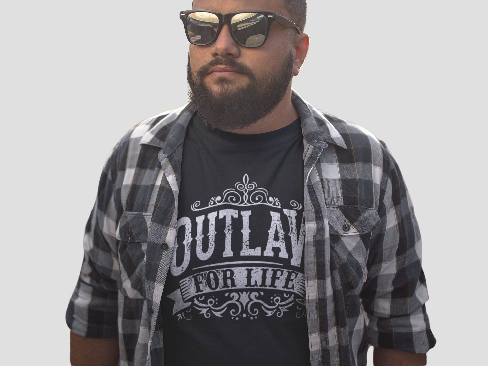 Outlaw for Life Shirt, Outlaw Country Shirt, Outlaw Biker Gear, Outlaw ...