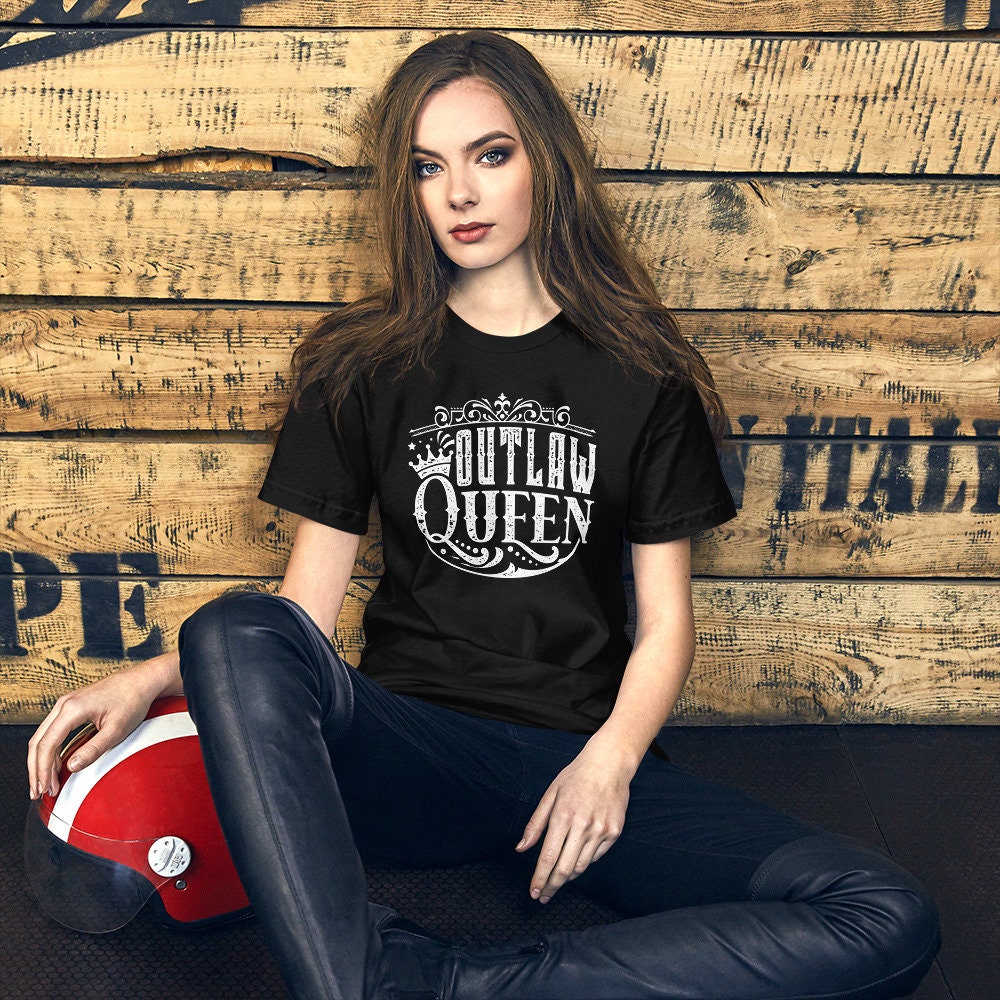 Outlaw Queen Shirt, Outlaw Woman Shirt, Outlaw Country Shirt, Outlaw ...