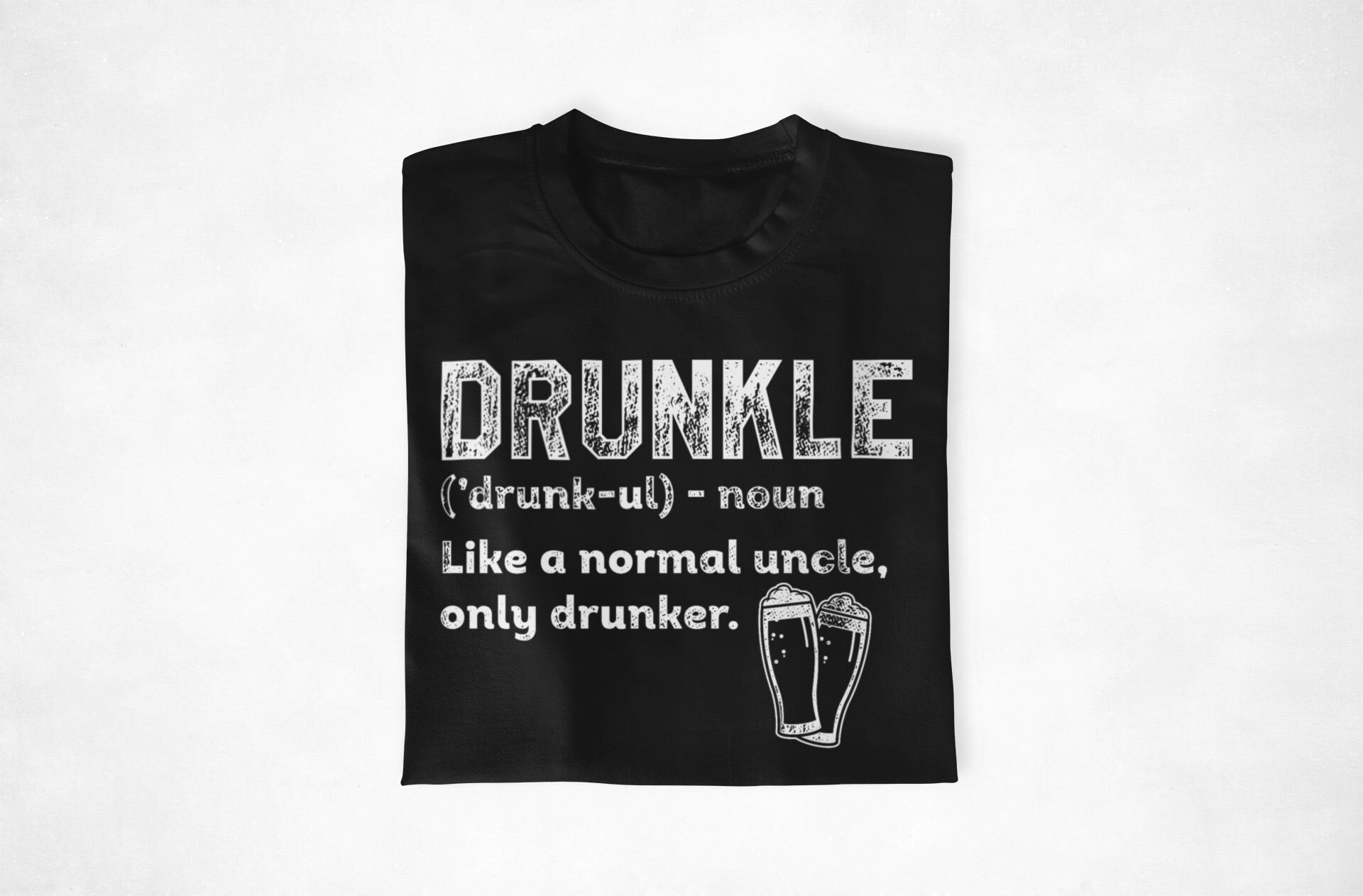 Funny Drunkle / Druncle Definition Tshirt Funny Drunk Uncle Party Tee ...