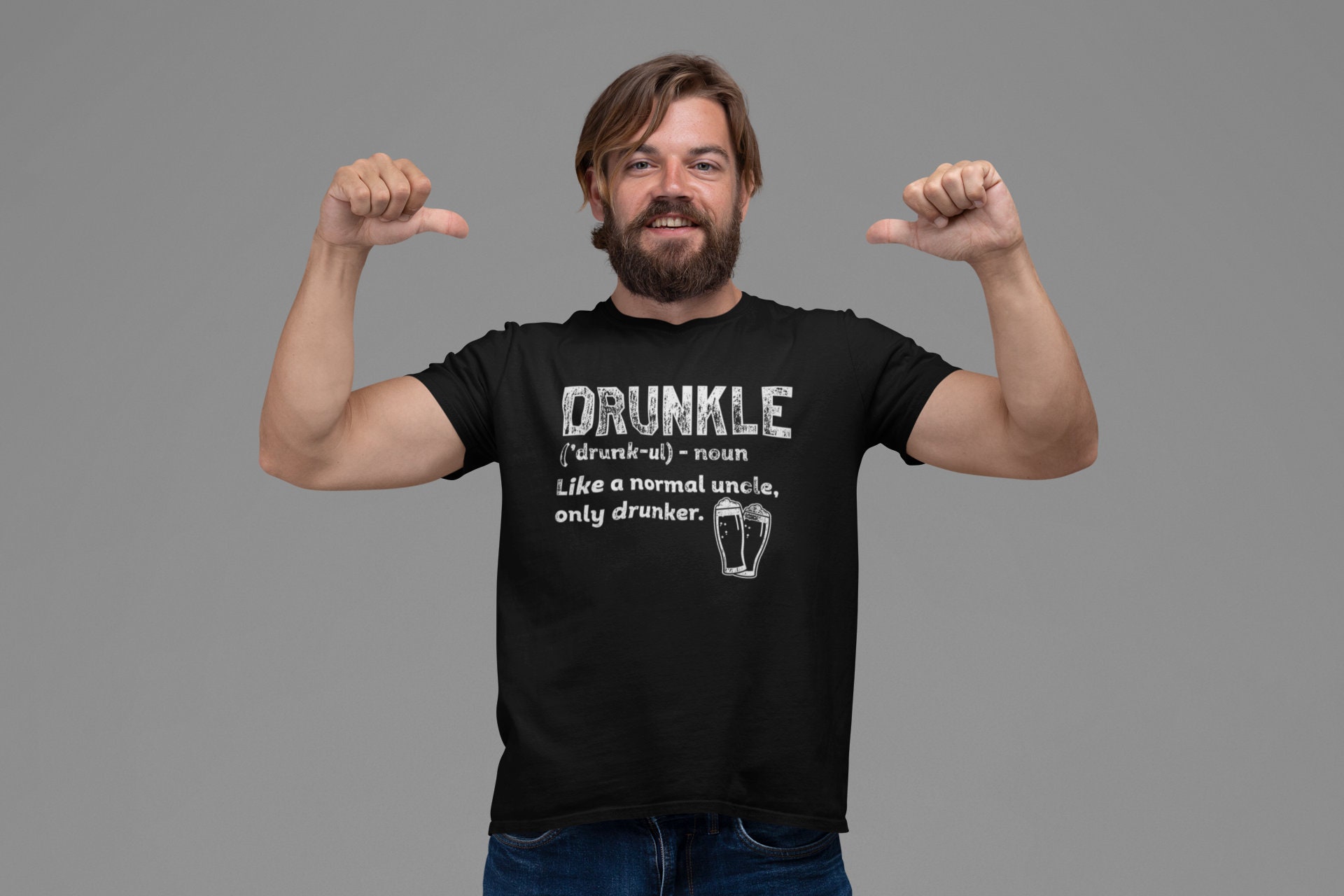Funny Drunkle / Druncle Definition Tshirt Funny Drunk Uncle Party Tee ...