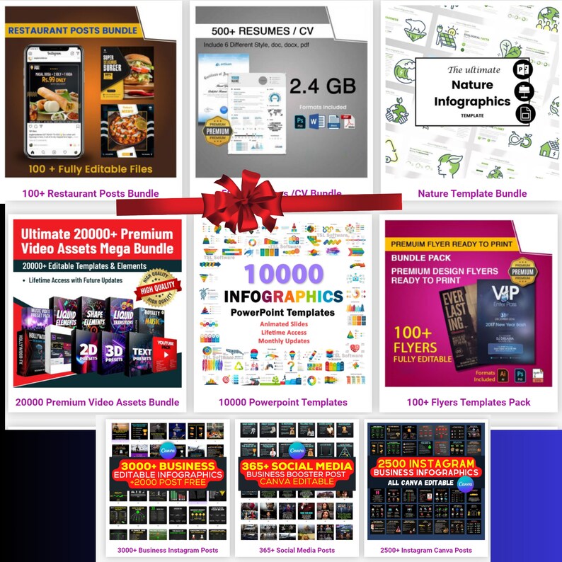 Ultimate Creative Digital Mega Bundle Mega Graphic Designer Master ...