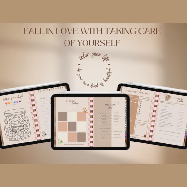 Plr|all-in-one Premium Digital Life Planner 2024,2025 |canva Editable ...