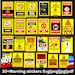 Warning Stickers|danger Stickers Svg/png|jpg|pdf|printable Digital ...