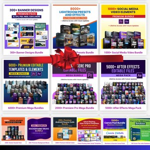 Ultimate Creative Digital Mega Bundle Mega Graphic Designer Master ...