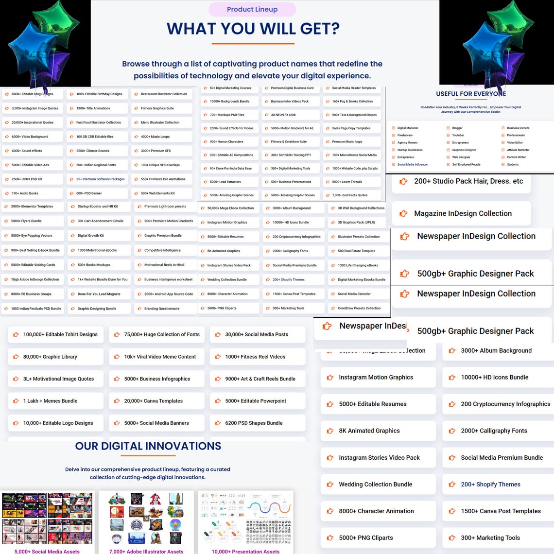 Ultimate Creative Digital Mega Bundle Mega Graphic Designer Master ...