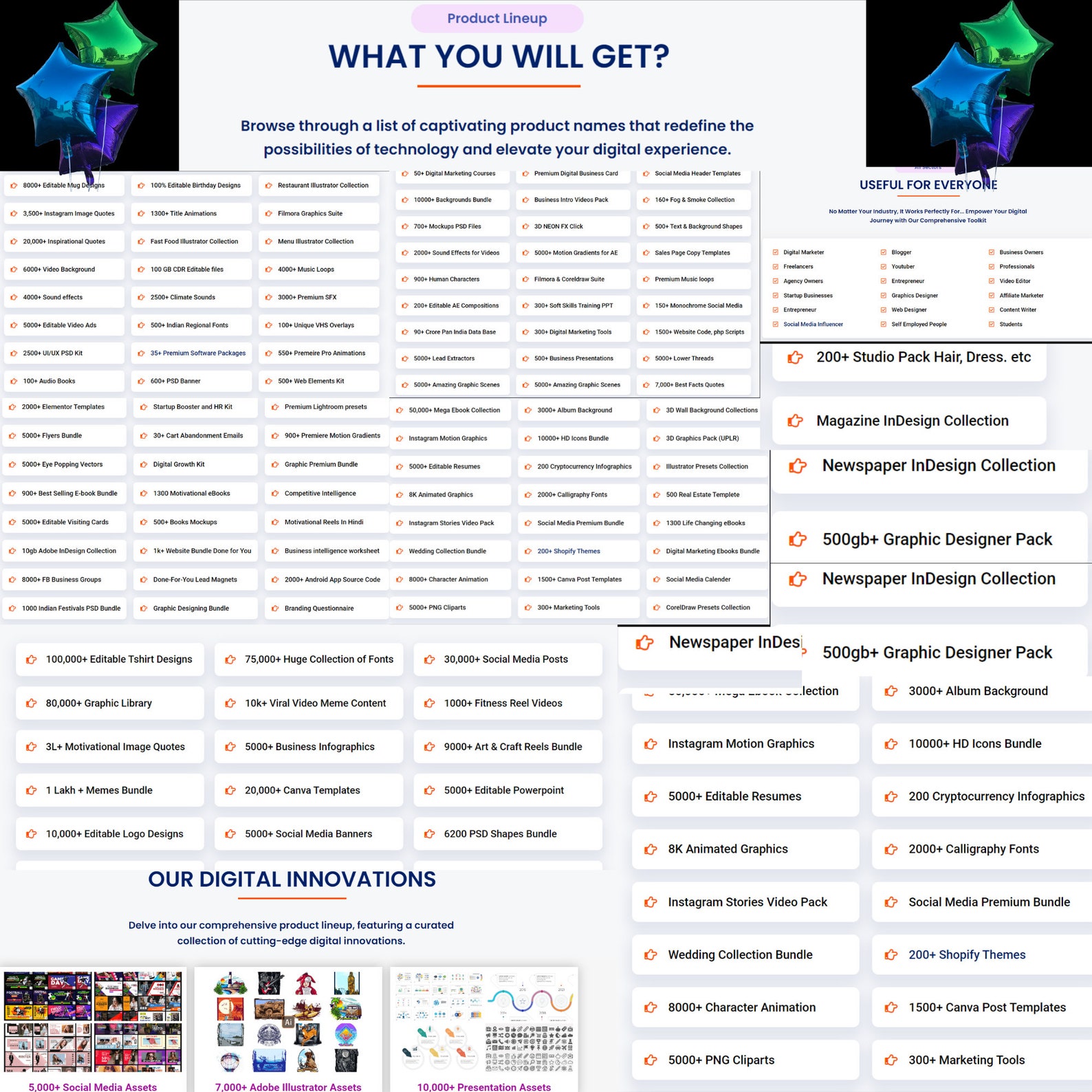 Ultimate Creative Digital Mega Bundle Mega Graphic Designer Master ...