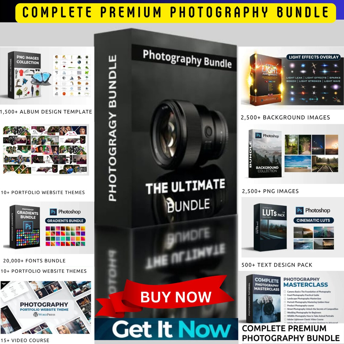Complete Premium Photography Bundel High-quality Tools and Resources - Etsy