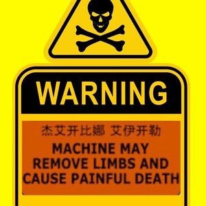 Warning Stickers|danger Stickers Svg/png|jpg|pdf|printable Digital ...