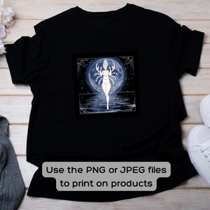 Cancer Moon Art Prints | Cancer Artwork With Moon Sign Description ...