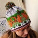 Hand Knitted Squirrel Themed Hat| Squirrel Themed Bobble Beanie ...