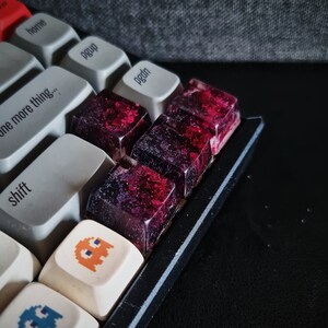 Arrow Artisan Keycap, Custom Keycaps, Botanical Purple Keycaps, Cherry ...