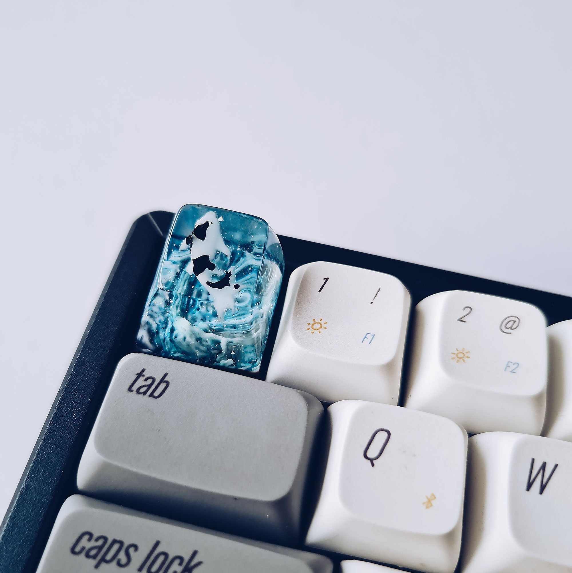 Epoxy Resin Artisan Keycap, Custom Keycaps, Botanical Koi Keycaps, OEM ...