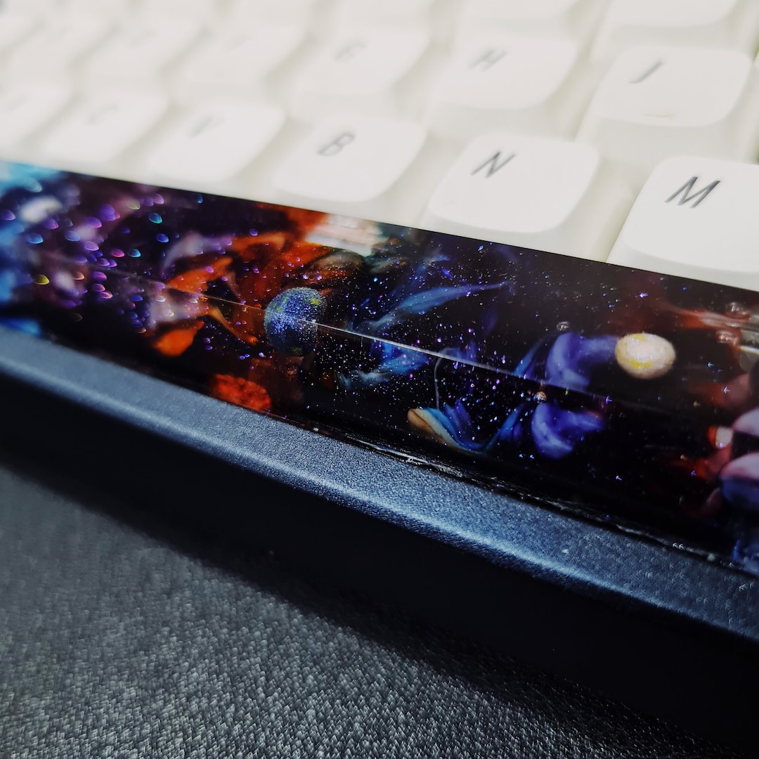 Space Artisan Keycap, Custom Keycaps, Interstellar Galaxy Planet Keycap ...