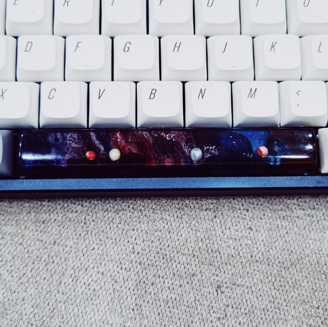 Space Artisan Keycap, Custom Keycaps, Interstellar Galaxy Planet Keycap ...