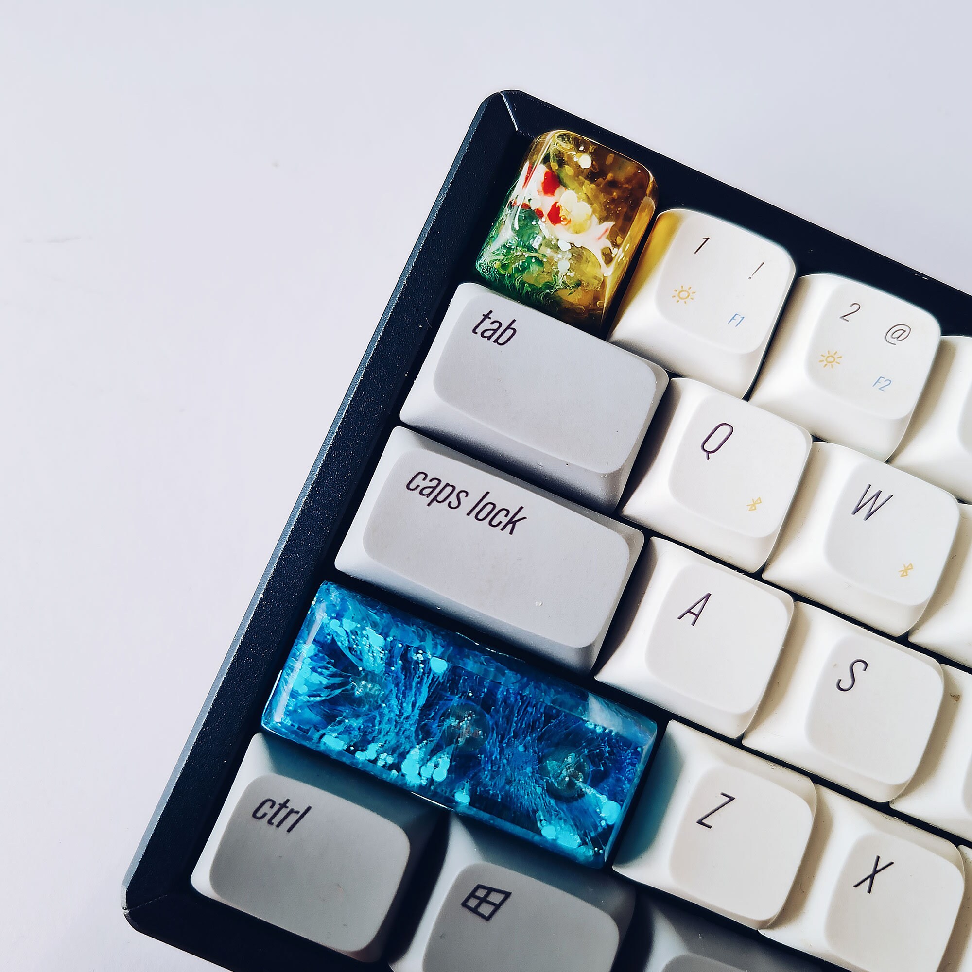 Epoxy Resin Artisan Keycap Custom Keycaps Botanical Keycaps - Etsy ...