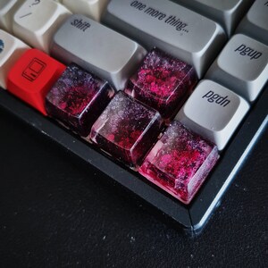 Arrow Artisan Keycap, Custom Keycaps, Botanical Purple Keycaps, Cherry ...