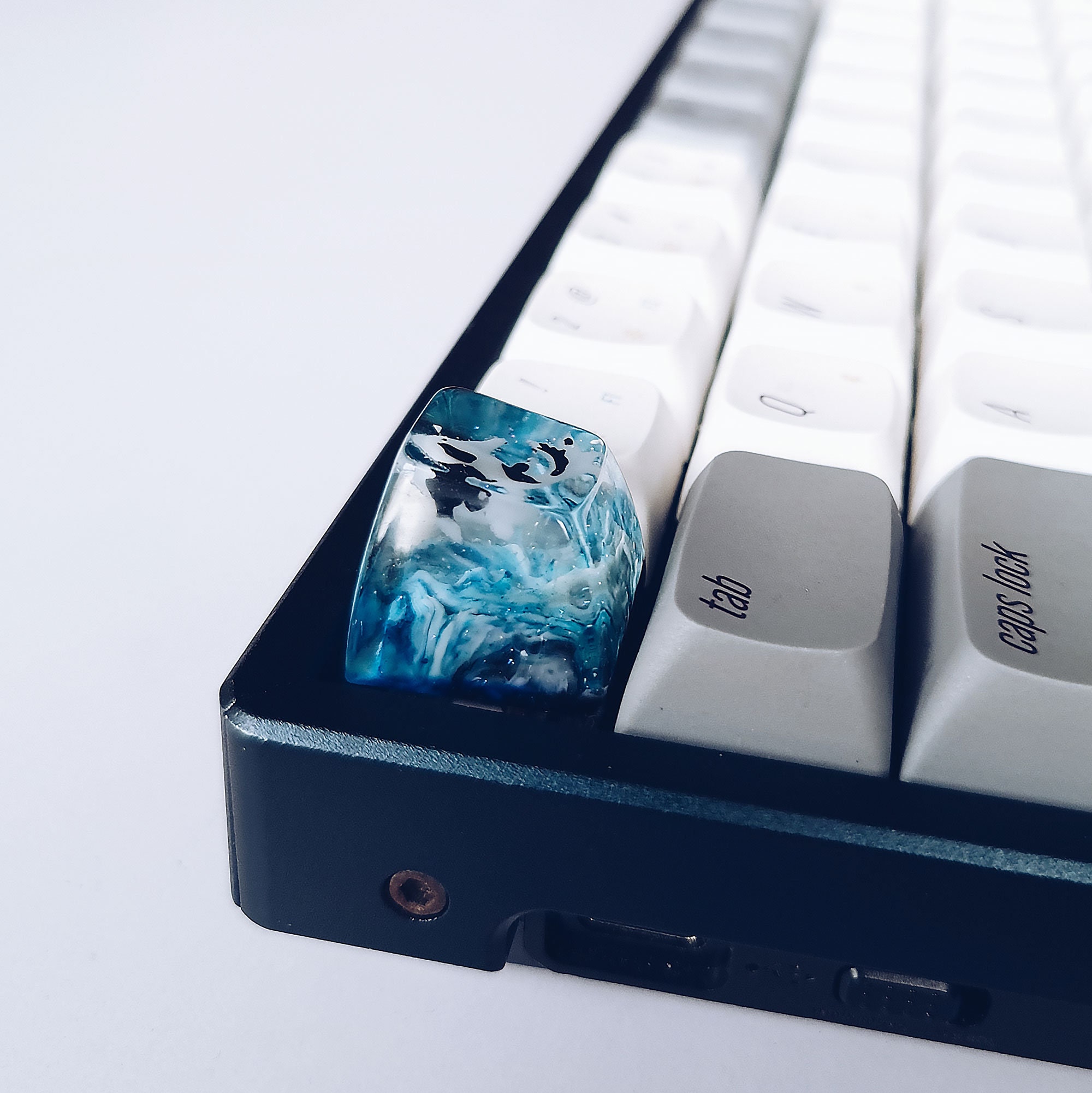Epoxy Resin Artisan Keycap, Custom Keycaps, Botanical Koi Keycaps, OEM ...