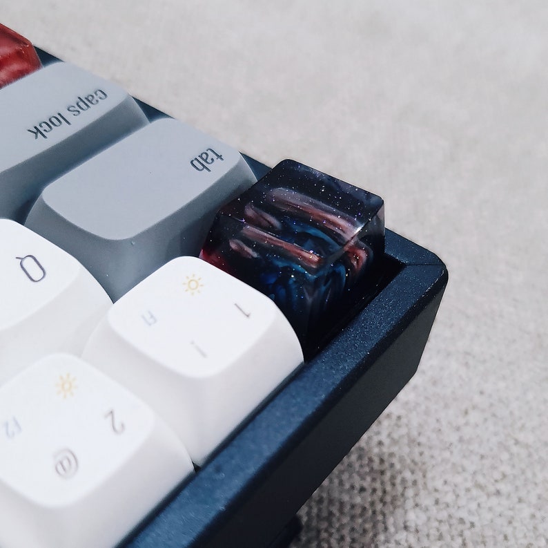 Epoxy Resin Artisan Keycap, Custom Keycaps, Interstellar Galaxy Keycap, OEM SA Keycaps ...