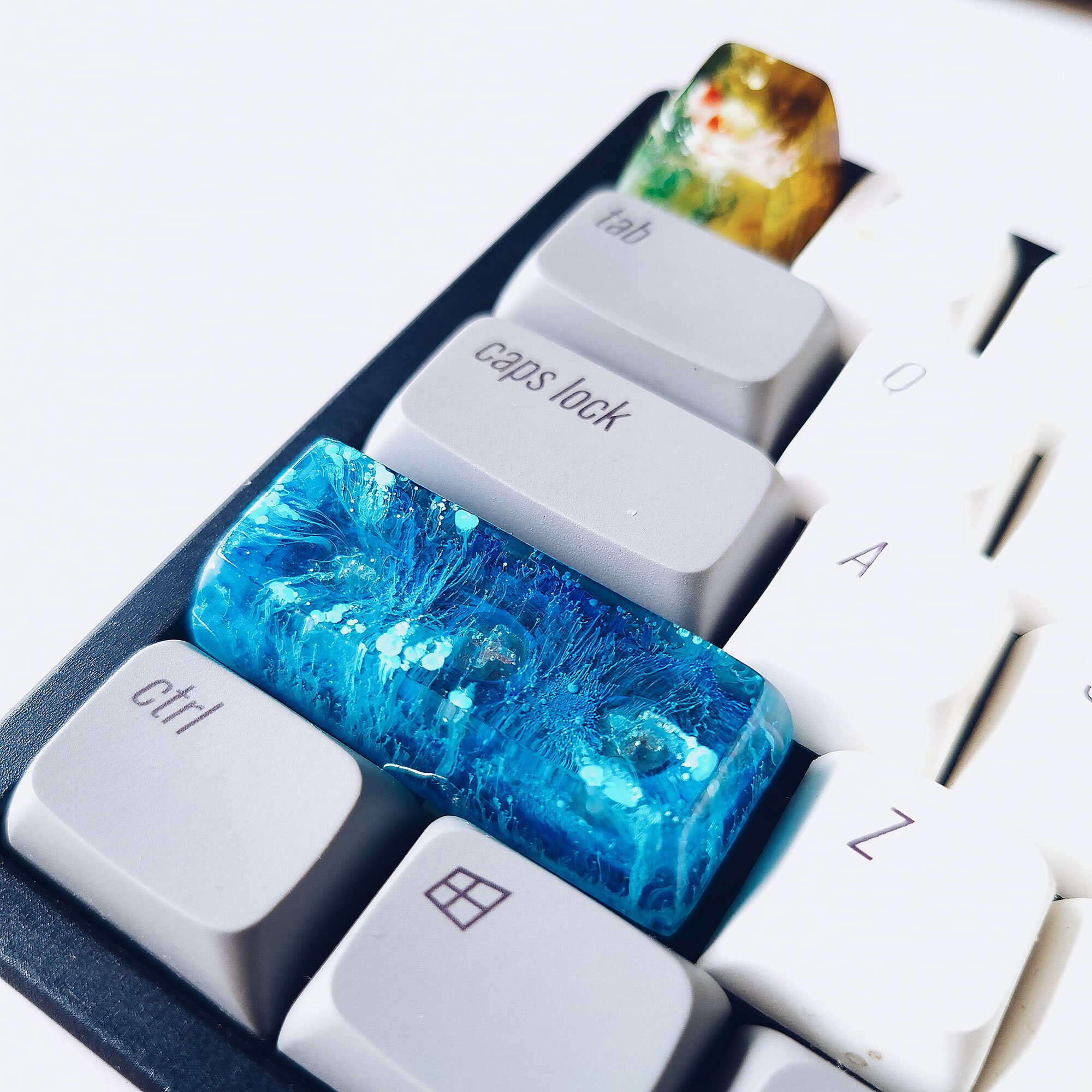 Epoxy Resin Artisan Keycap Custom Keycaps Botanical Keycaps - Etsy ...