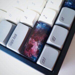 Epoxy Resin Artisan Keycap, Custom Keycaps, Botanical Keycaps, Cherry ...