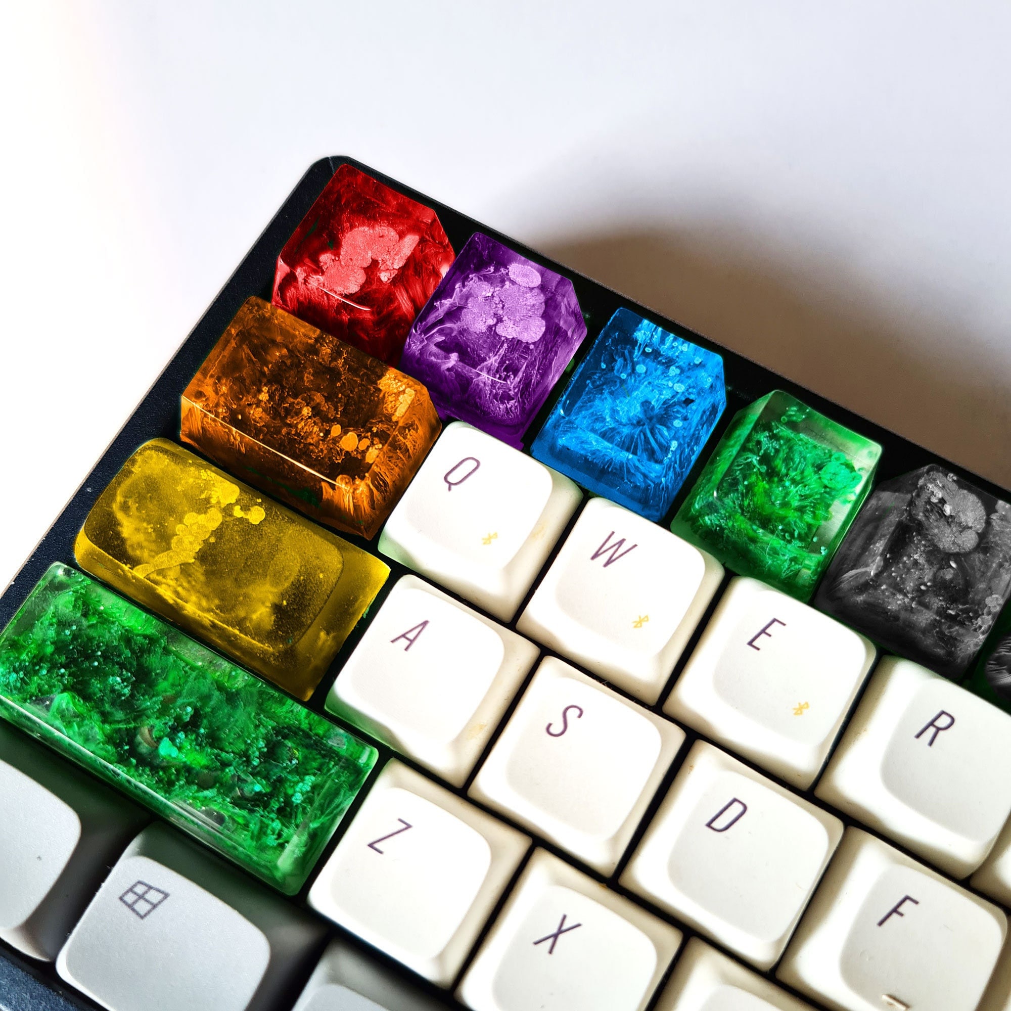 Epoxy Resin Artisan Keycap Custom Keycaps Botanical Keycaps - Etsy UK