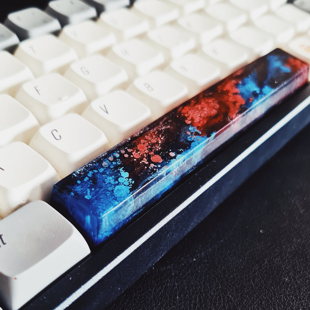 Epoxy Resin Artisan Keycap, Custom Keycaps, Botanical Keycaps, Cherry ...