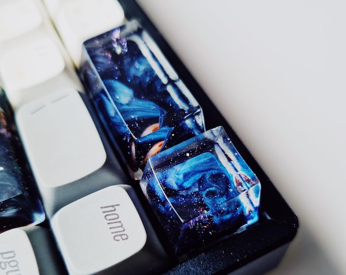 Space Artisan Keycap, Custom Keycaps, Interstellar Galaxy Planet Keycap ...