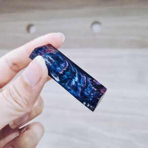 Epoxy Resin Artisan Keycap, Custom Keycaps, Interstellar Galaxy Keycap ...