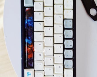 Epoxy Resin Artisan Keycap, Custom Keycaps, Interstellar Galaxy Keycap ...