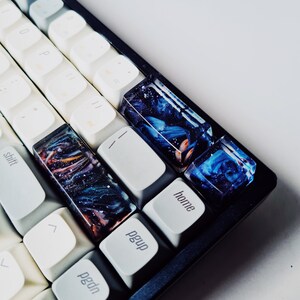 Space Artisan Keycap, Custom Keycaps, Interstellar Galaxy Planet Keycap ...