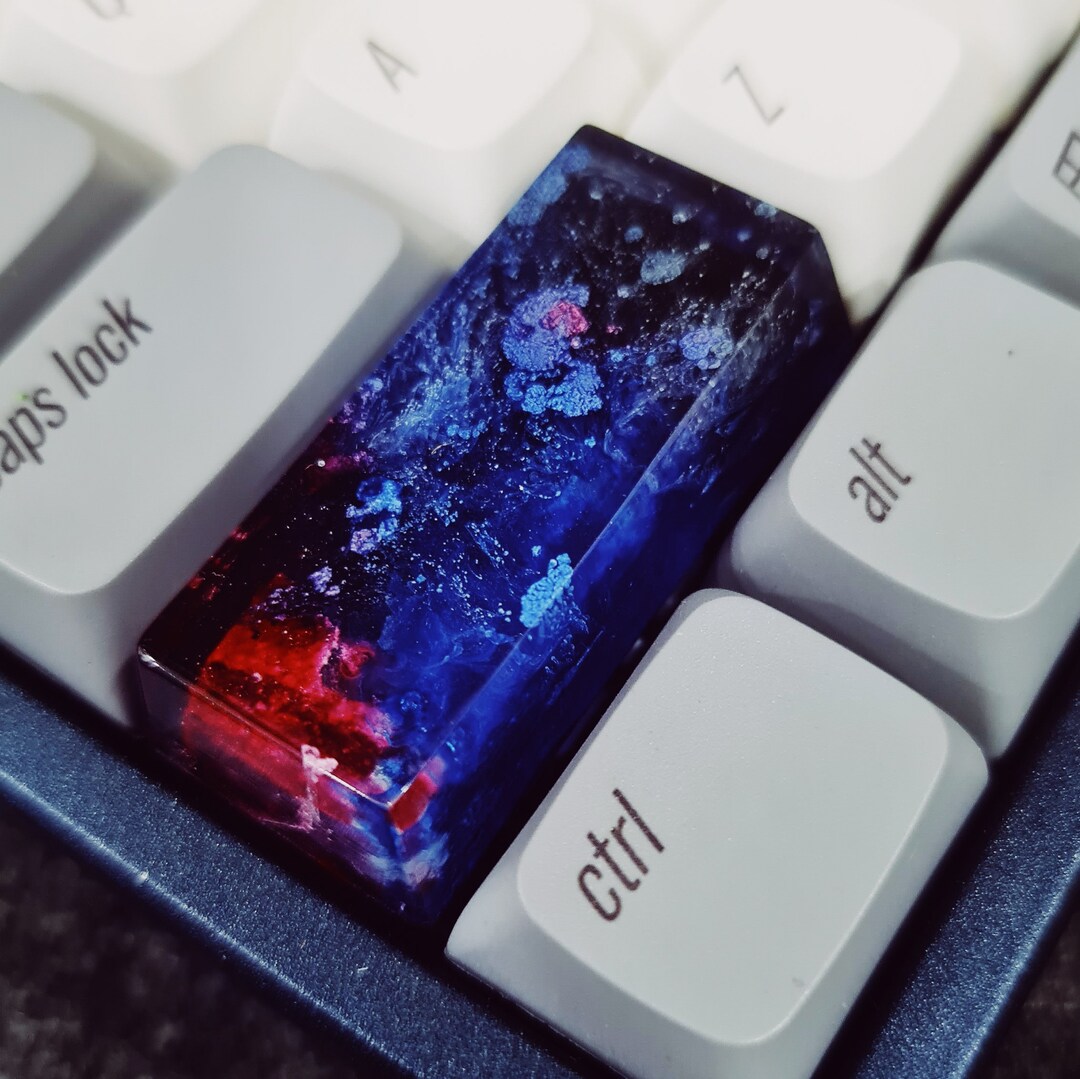 Epoxy Resin Artisan Keycap, Custom Keycaps, Botanical Keycaps, Cherry ...