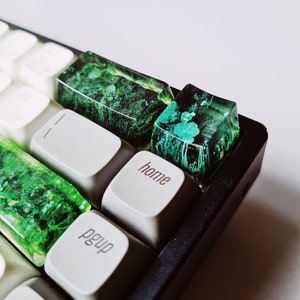 Moss Artisan Keycap, Custom Keycaps, Botanical Keycaps, OEM SA Keycaps ...