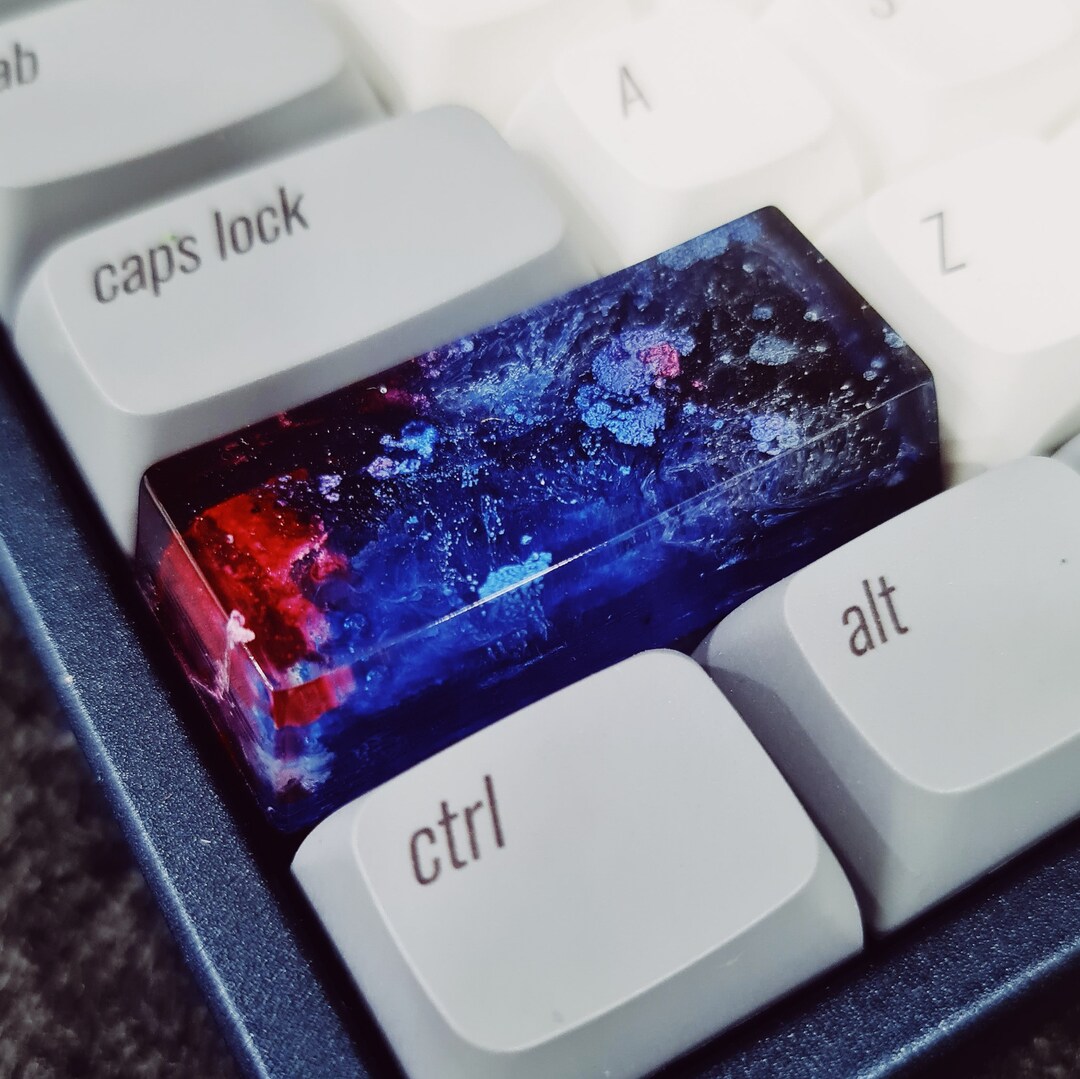 Epoxy Resin Artisan Keycap, Custom Keycaps, Botanical Keycaps, Cherry ...