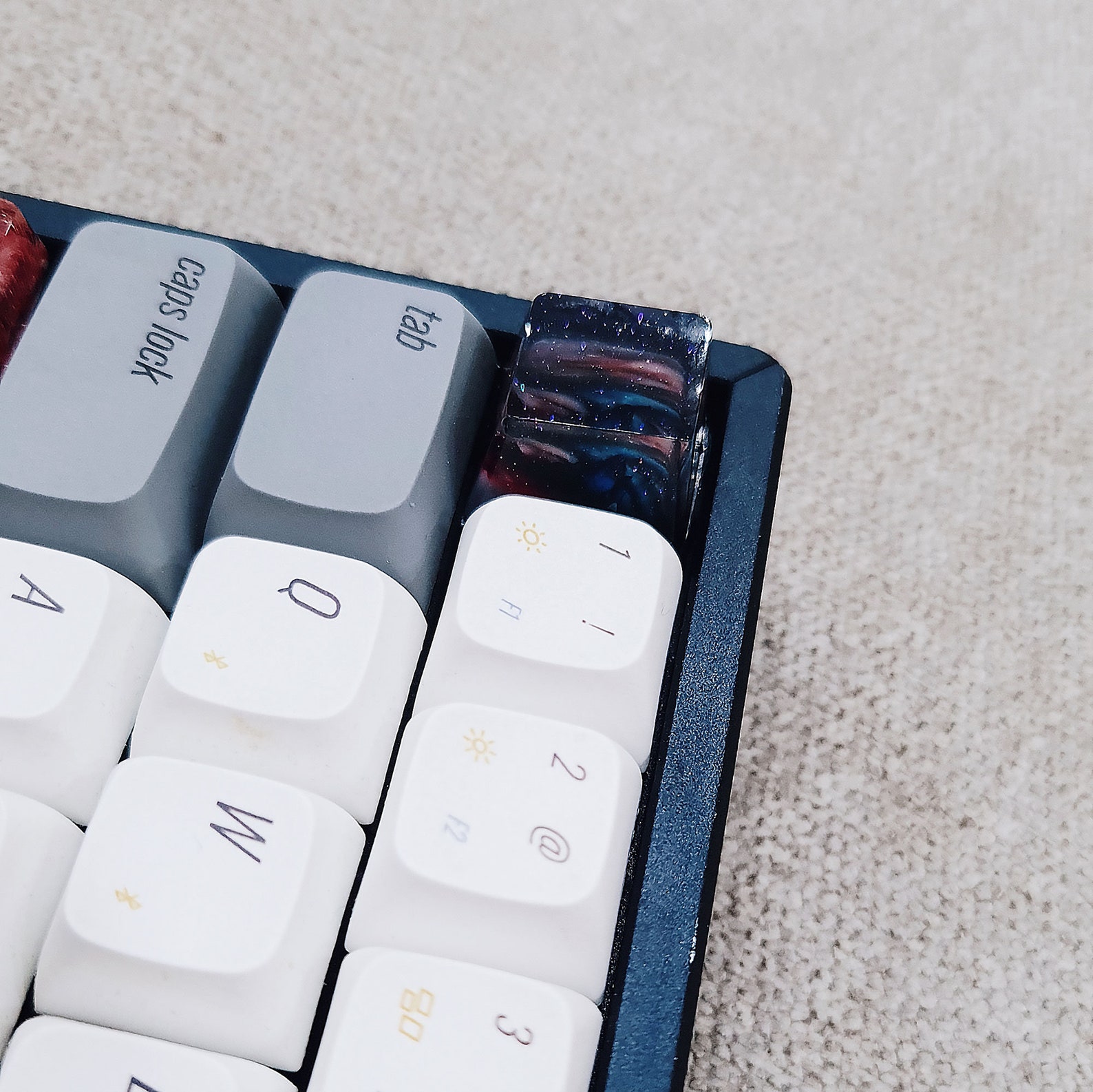 Epoxy Resin Artisan Keycap Custom Keycaps Interstellar - Etsy