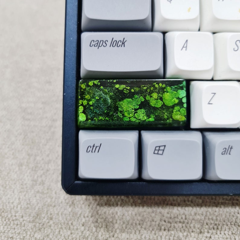 Custom Artisan Keycap Epoxy Resin Keycaps Botanical Keycaps - Etsy