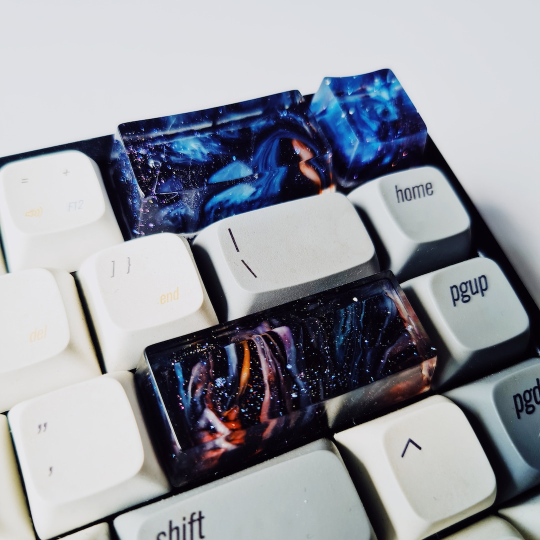 Space Artisan Keycap, Custom Keycaps, Interstellar Galaxy Planet Keycap ...
