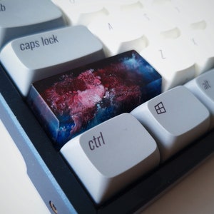 Epoxy Resin Artisan Keycap, Custom Keycaps, Botanical Keycaps, Cherry ...
