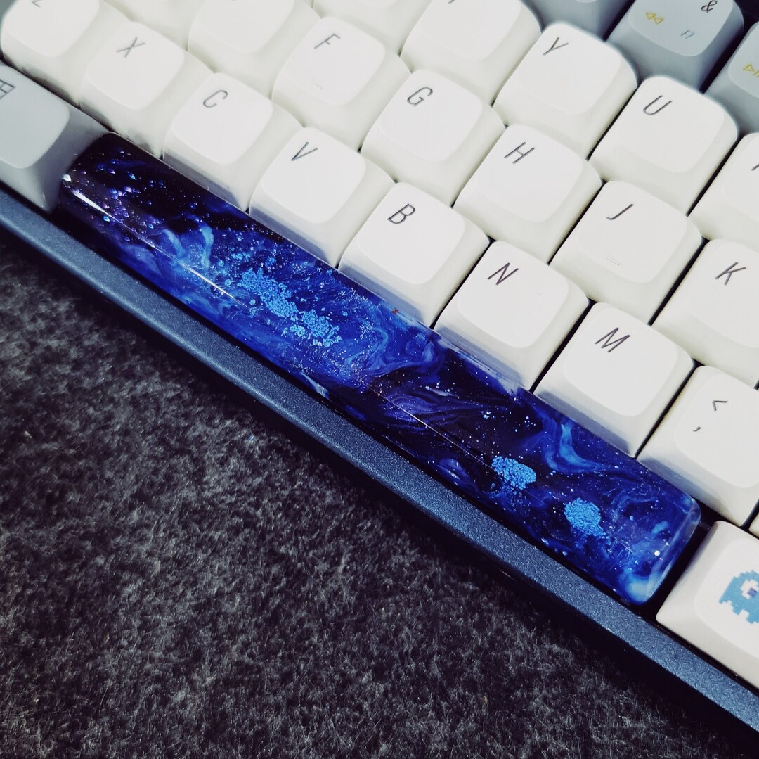 Epoxy Resin Artisan Keycap, Custom Keycaps, Interstellar Galaxy Keycap ...