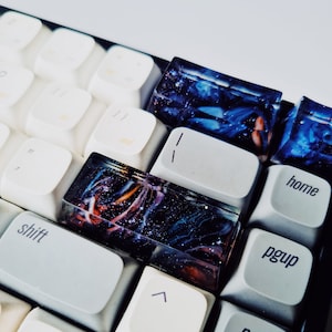 Space Artisan Keycap, Custom Keycaps, Interstellar Galaxy Planet Keycap ...