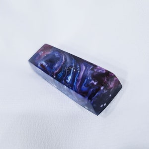 Epoxy Resin Artisan Keycap, Custom Keycaps, Interstellar Galaxy Keycap ...