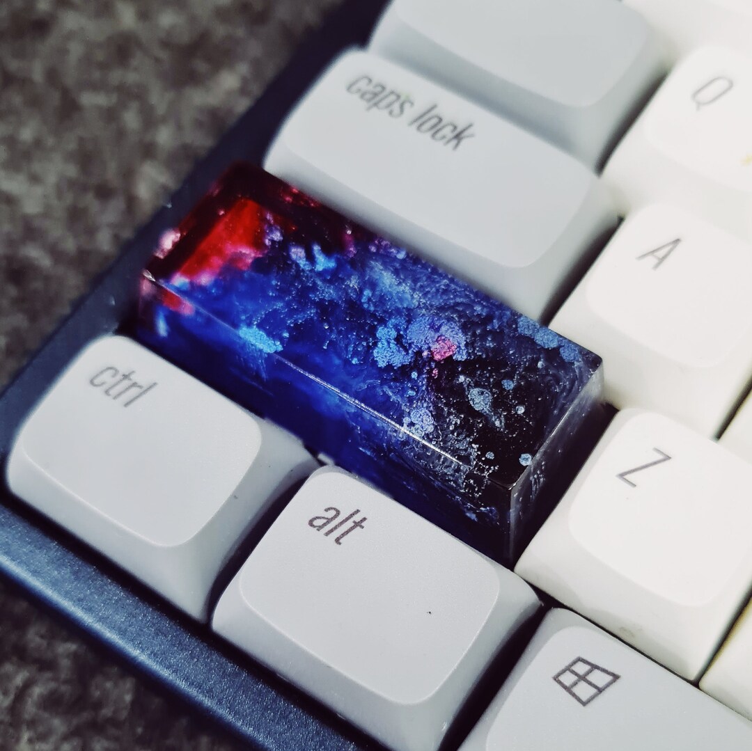 Epoxy Resin Artisan Keycap, Custom Keycaps, Botanical Keycaps, Cherry ...