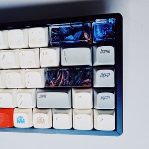 Space Artisan Keycap, Custom Keycaps, Interstellar Galaxy Planet Keycap ...