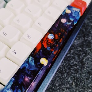 Space Artisan Keycap, Custom Keycaps, Interstellar Galaxy Planet Keycap ...