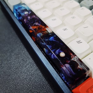 Space Artisan Keycap, Custom Keycaps, Interstellar Galaxy Planet Keycap ...