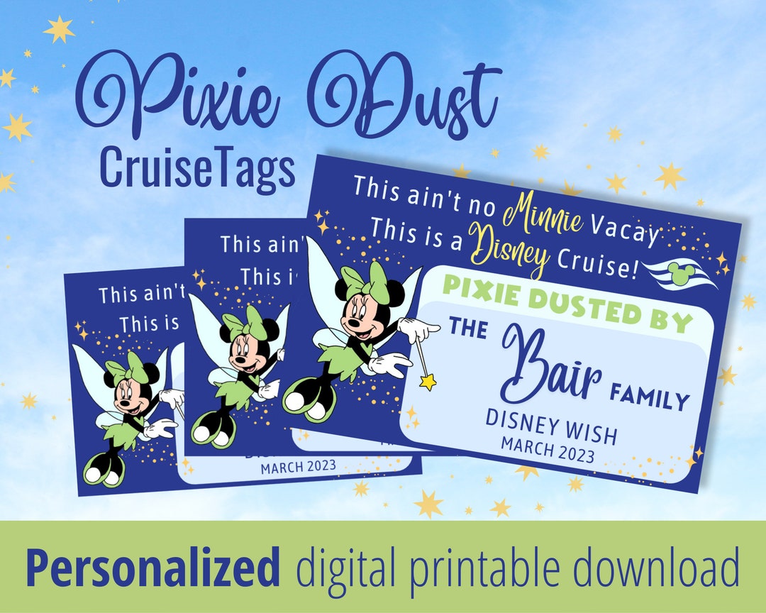 Pixie Dust Tag Printable Digital Download Fish Extender - Etsy