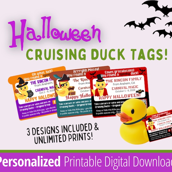 Duck Cruise Printables - Etsy