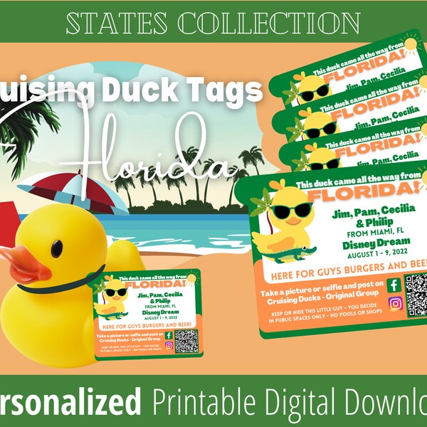 Cruising Ducks Clipart - Etsy