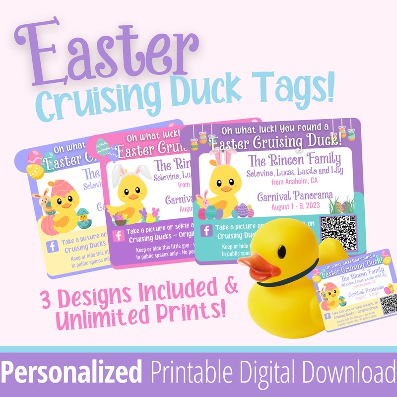 Cruising Duck Labels - Etsy